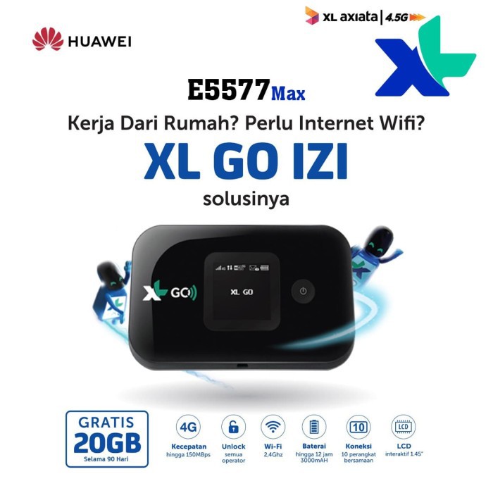 Jual HKM G009 Indosat Hifi Air Mifi Modem Wifi 4G Portable Unlimited ...