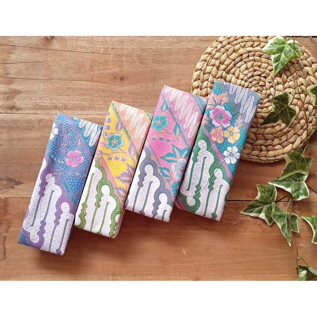 Jual KAIN BATIK motif LIRIS BUNGA KAIN CERAH BATIKSOFT PEKALONGAN ...
