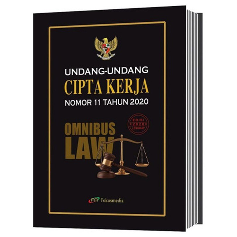 Jual Undang-Undang Cipta Kerja No.11 Tahun 2020 (Omnibus Law) | Shopee ...