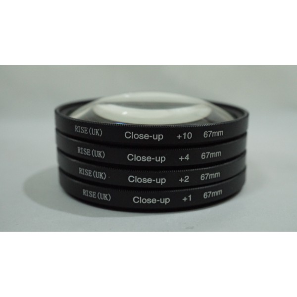 Jual Filter 67 mm RISE Lens Filter Close Up +10 +4 +2 +1 set Macro 67mm ...