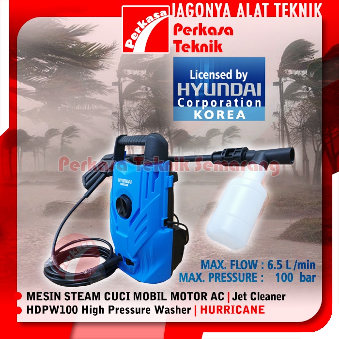Jual Mesin Steam Jet Cleaner Cuci Mobil Motor AC HYUNDAI HDPW100 ...