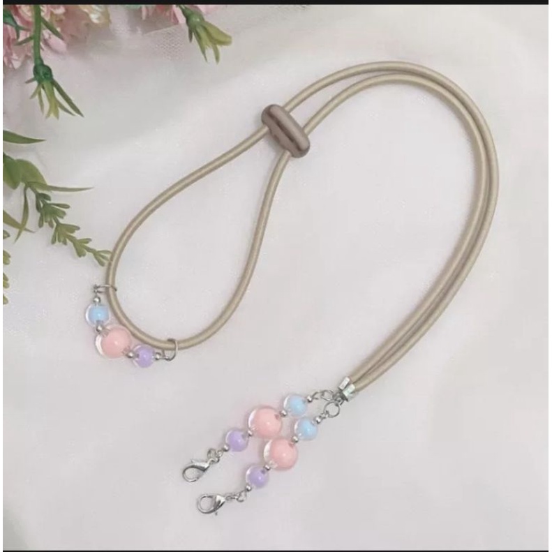 Jual strap masker manik milk bening | Shopee Indonesia