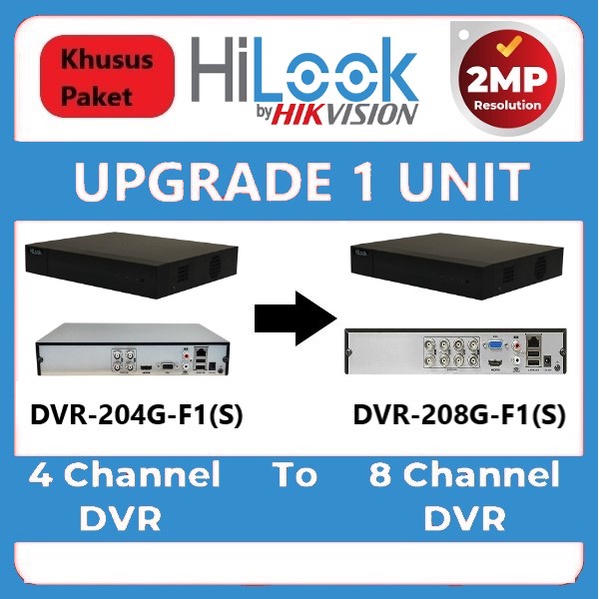Jual Upgrade DVR HILOOK 2MP 4 Channel to 8 Channel Khusus Paket CCTV ... Jual Upgrade DVR HILOOK 2MP 4 Channel to 8 Channel Khusus Paket CCTV ...