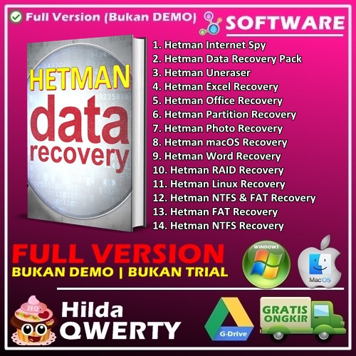 Jual Hetman Recovery DATA TERBARU untuk PC Laptop Windows & Mac Os ...