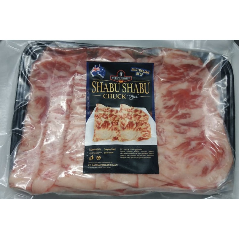 Jual DAGING SAPI SLICE SHABU SHABU australia / Australian Chuck Plus ...