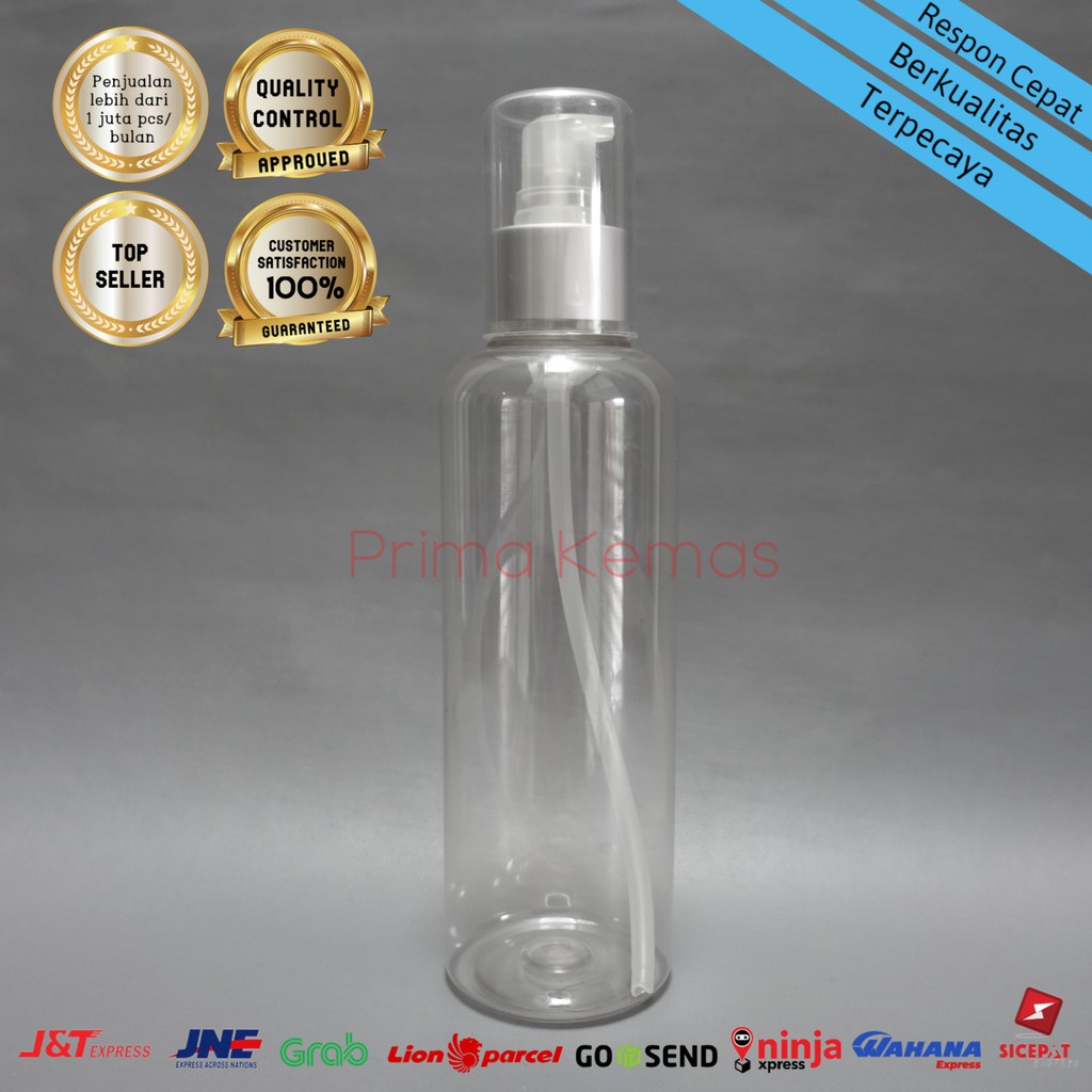 Jual Botol Pump Treatment 250 ml - botol kosmetik 250 ml | Shopee Indonesia