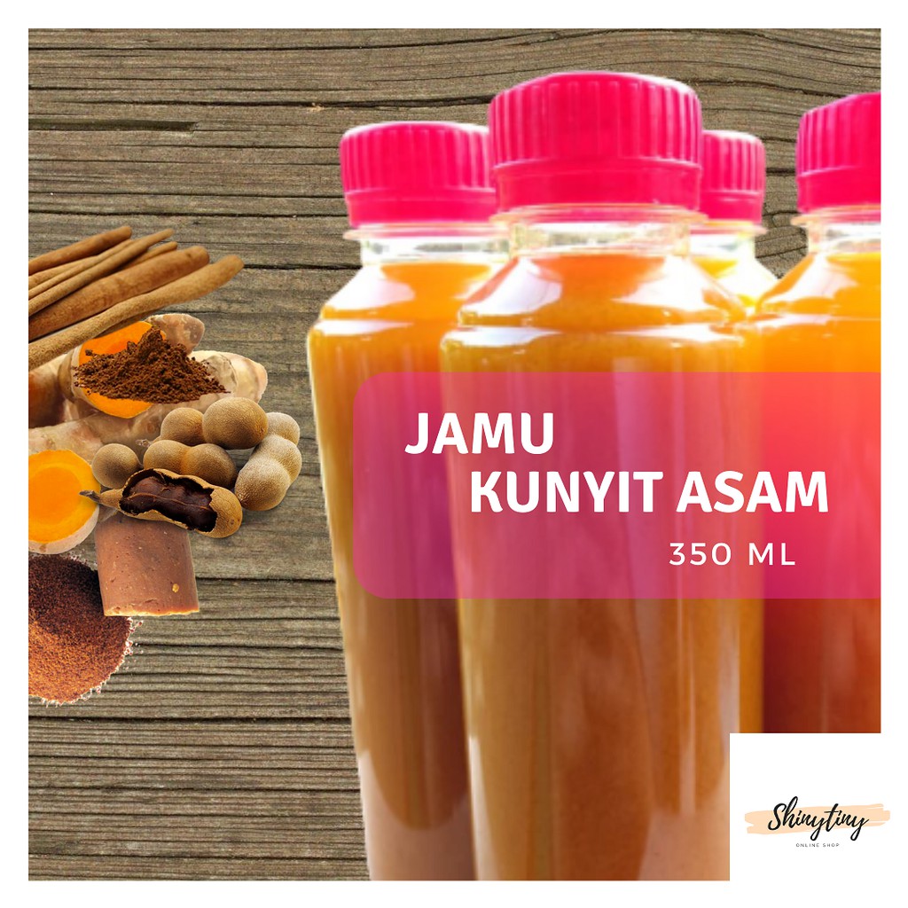 Jual Jamu Tradisional Rempah Kunyit Asem Asam Sehat Pria Wanita Kemasan ...