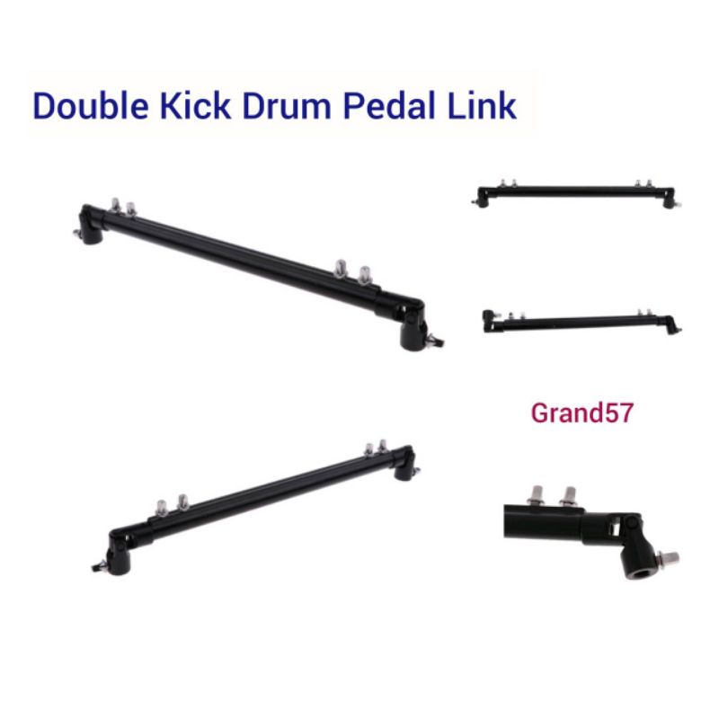 Jual Double Pedal Kick Drum Link Connector Penghubung PedalBar ...