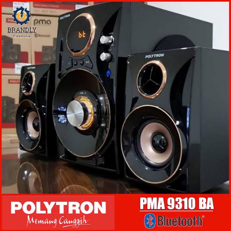 Jual Speaker Salon Bluetooth Portable Bass Polytron | Multimedia Audio ...
