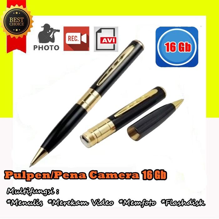 Jual Camera Hidden SPY PEN / Pulpen Kamera mata-mata / kamera pengintai ...