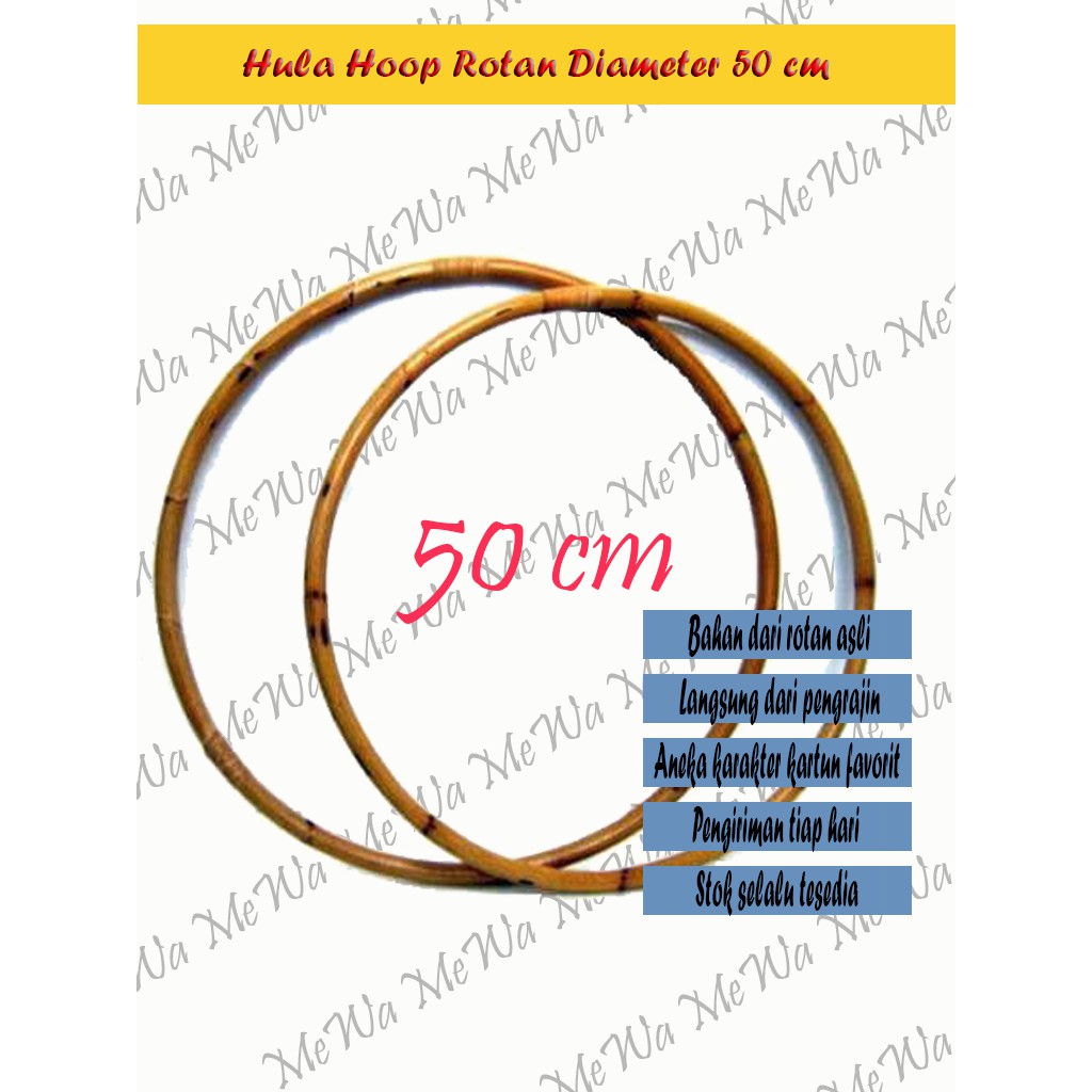 Jual Hula Hoop Rotan - 50 cm | Shopee Indonesia
