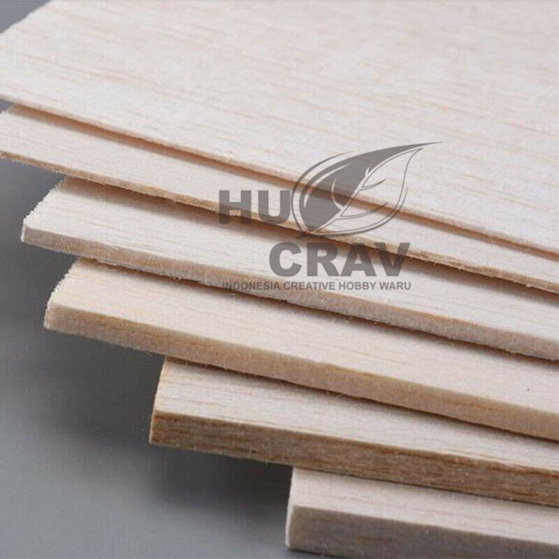 Jual Balsa Sheet 5mm Lebar 5cm Panjang 47cm dan 95cm Lembaran Bahan Maket RC Pesawat ...