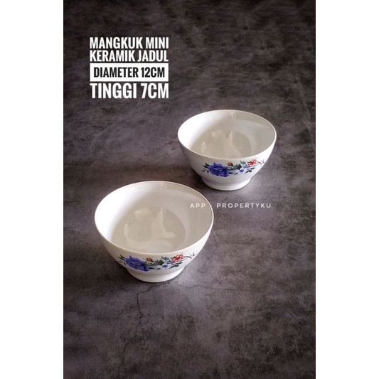 Jual Mangkuk mini jadul Keramik bunga biru | Shopee Indonesia