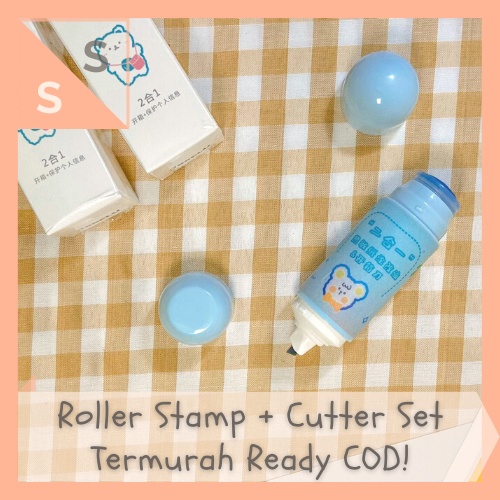 Jual [simplyshop] Stamp Roller / Stempel Roll Thermal Paper Sticker ...