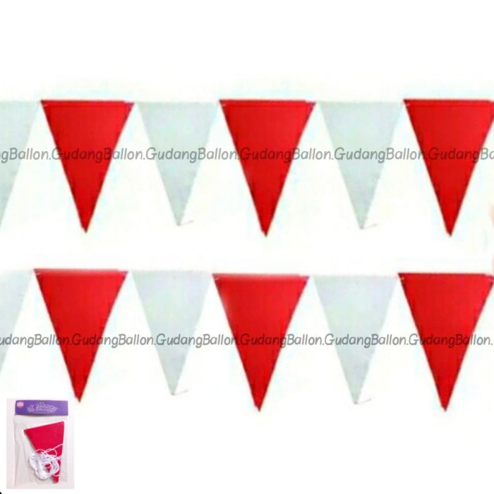 Jual Bunting Flag HUT / Bendera Merah Putih Agustus / Umbul Umbul Dirgahayu | Shopee Indonesia