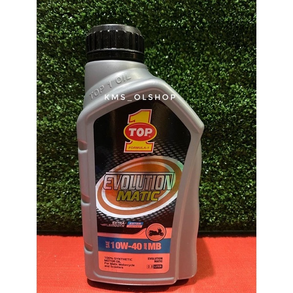 Jual Oli Top 1 Evolution Matic 4T SAE 10W-40 800ml Top 1 Matic X-Tra 4T ...