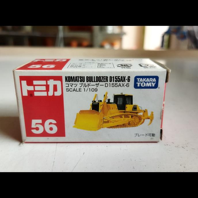 Jual Miniatur Alat Berat Takaratomy Tomica 56 Komatsu buldozer D155AX-6 | Shopee Indonesia