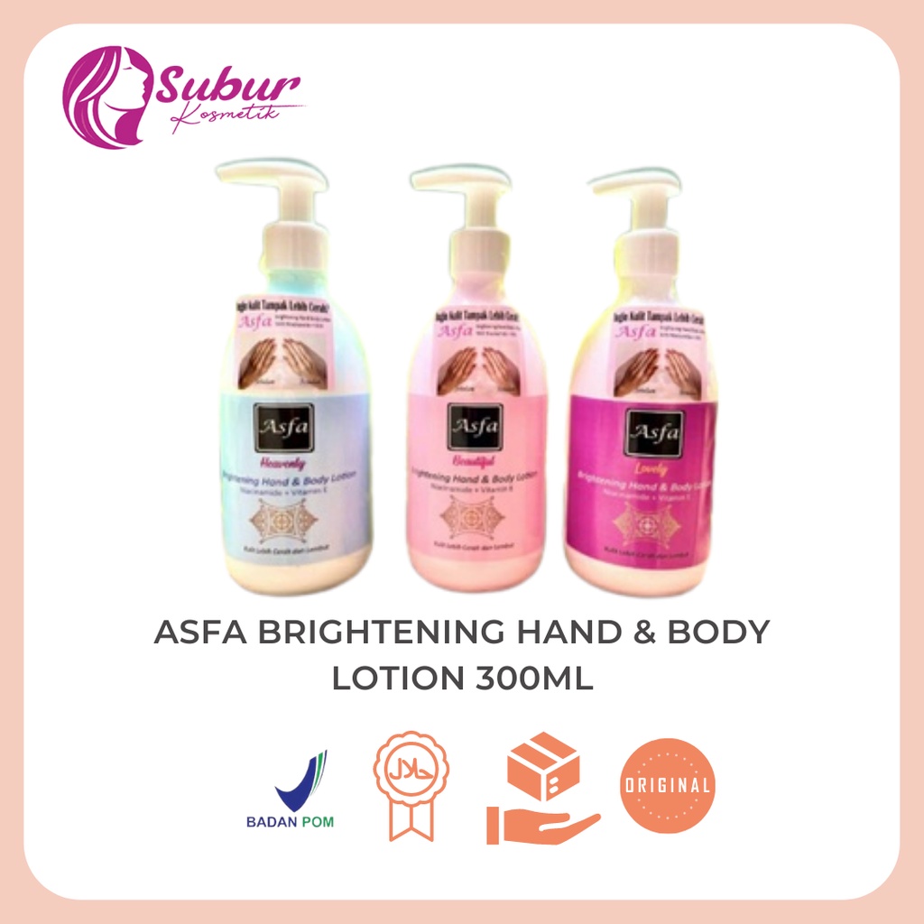 Jual Asfa Body Lotion Brightening 300ml | Shopee Indonesia