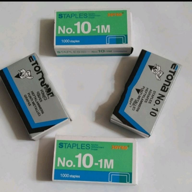Jual isi staples etona & joyko no. 10 ( staples kecil) | Shopee Indonesia