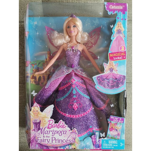 Jual ORIGINAL BARBIE Mariposa and the little fairy princess Catania ...