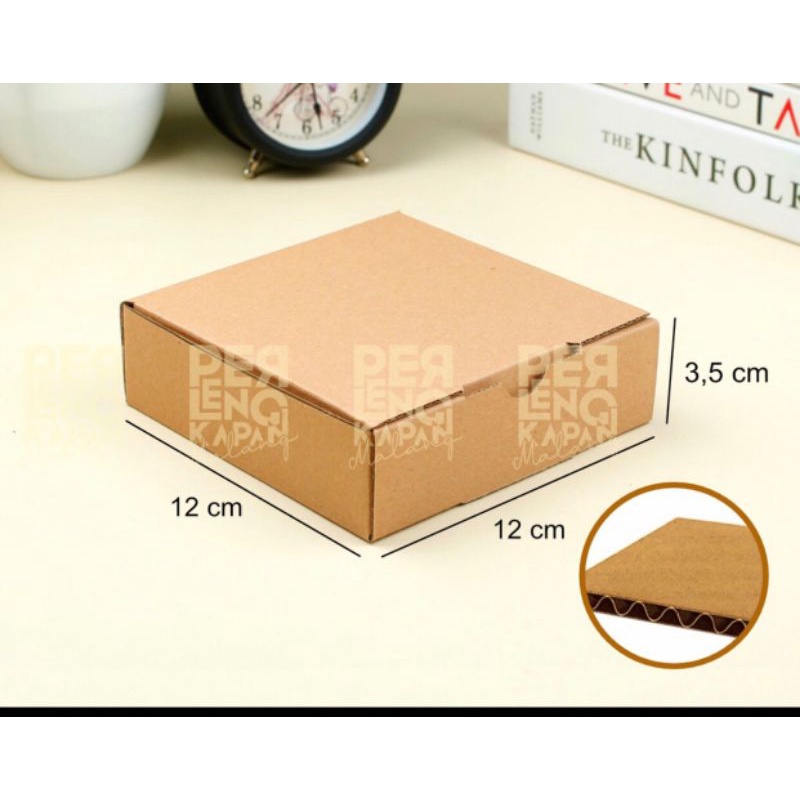 Jual KARDUS CORRUGATED 12X12X3.5 CM| DIE CUT| KOTAK KARTON | BOX PACKING SOVENIR DAN HAMPERS ...