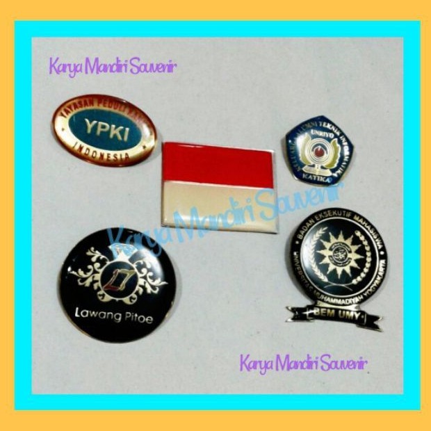 Jual PIN Custom Stainless Kuningan Peniti | Shopee Indonesia