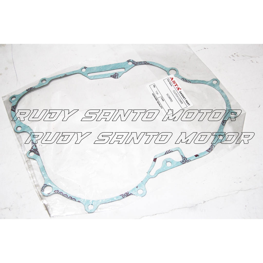 Jual Paking gasket blok bak kanan kopling scorpio asta | Shopee Indonesia