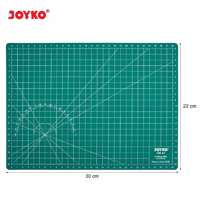 Jual CUTTING MAT Alas Potong Joyko (JOYKO) CM-A4 / UKURAN A4, UKURAN A3, Dsn Ukuran A2 | Shopee ...