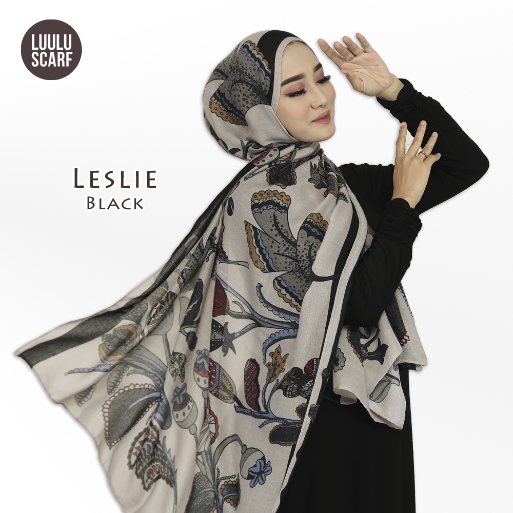 Jual LESLIE - by Luulu Scarf - Pashmina Motif | Shopee Indonesia