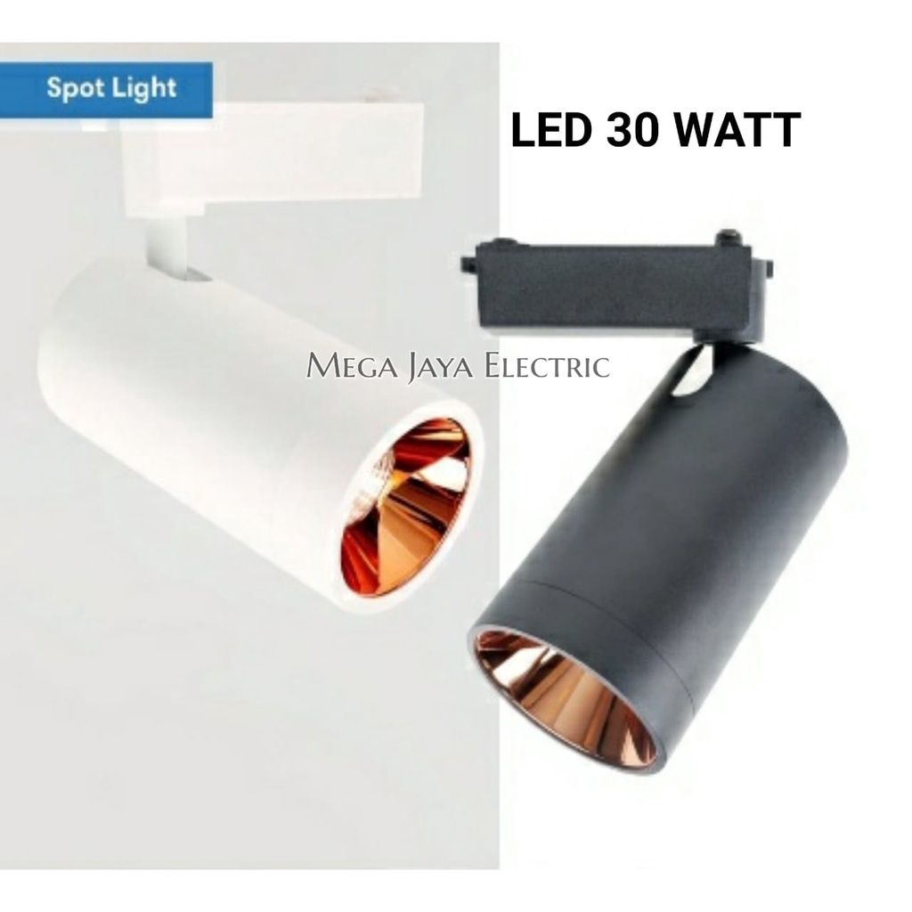 Jual LAMPU LED SPOT LIGHT 30 WATT TRACK RELL / LAMPU LED SOROT RELL 30 ...