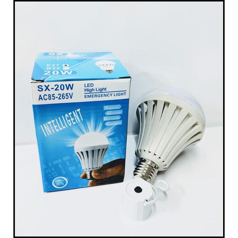 Jual Lampu Bohlam Emergency 20 Watt Led Putih | Shopee Indonesia