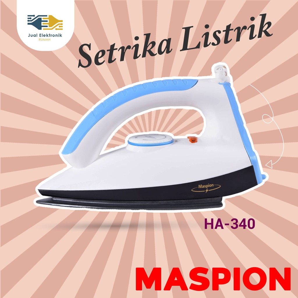 Jual Setrika Maspion HA340 Nomor 1 Warna Random | Shopee Indonesia