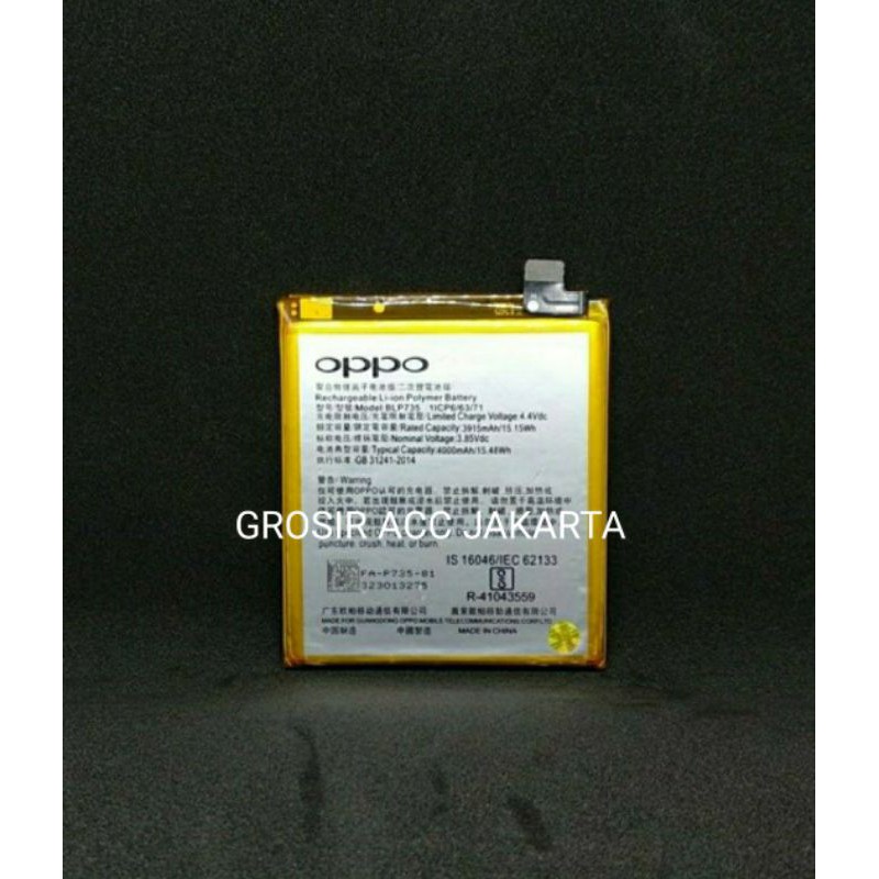 Jual BATERE BATERAI BATTERY BATRE OPPO RENO2 RENO 2 BLP735 ORIGINAL ...