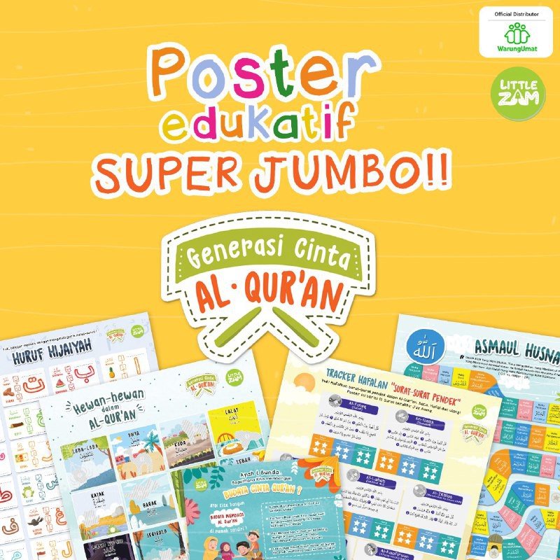 Jual Poster Generasi Cinta Al-Qur'an | Shopee Indonesia