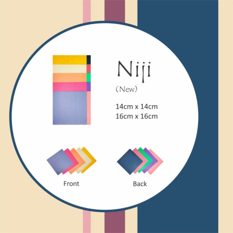 Jual Kertas lipat warna lucu/origami paper polos/kertas lipat 14x14 ...