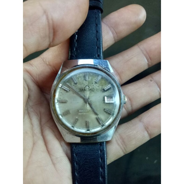Jual jam tangan MARKO jadul manual wind / putaran | Shopee Indonesia