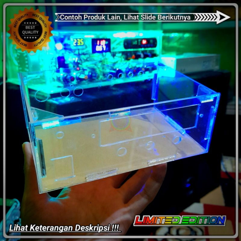 Jual Box Acrylic - Akrilik Power Amplifier / Box Universal Custom ...