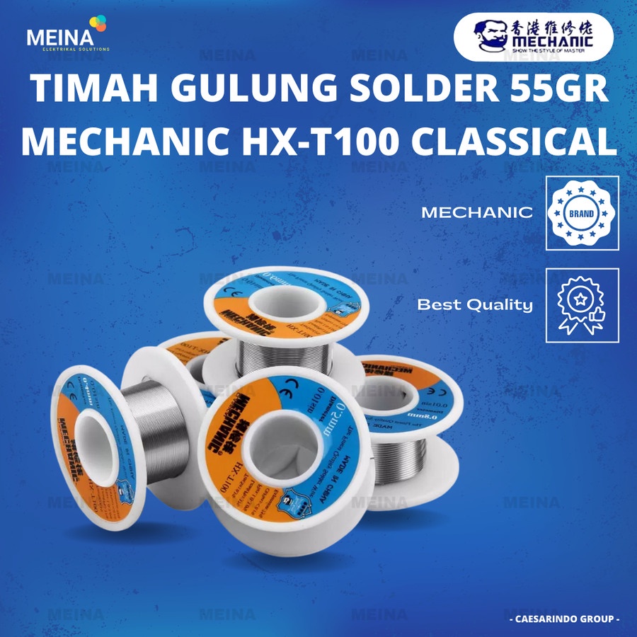Jual MECHANIC HX-T100 CLASSICAL TIMAH GULUNG SOLDER 55GR LENGKAP ...
