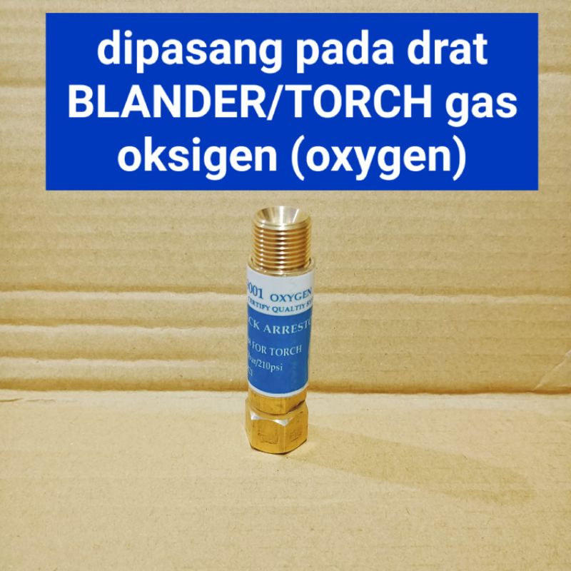 Jual Flashback arrestor oksigen acetyline las karbit klep valve ...