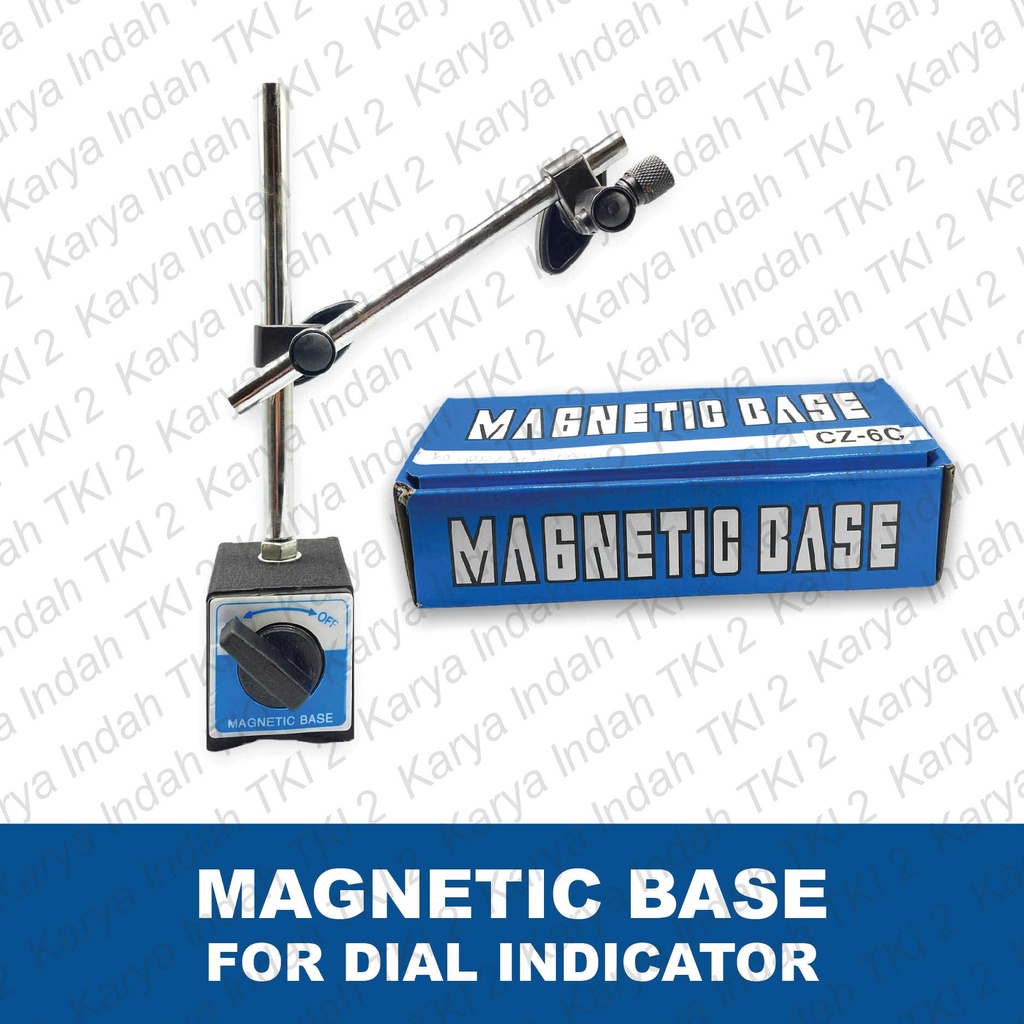 Jual Magnetic Base For Dial Indicator Stand Dudukan Alat Ukur Gantungan ...