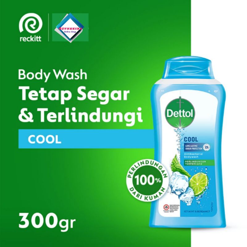 Jual Dettol Sabun Mandi Cair Anti Bakteri Cool 300 gr Botol | Shopee ...