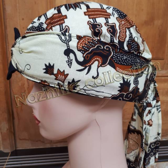 Jual Blangkon Iket batik singa barong / topi pria | Shopee Indonesia