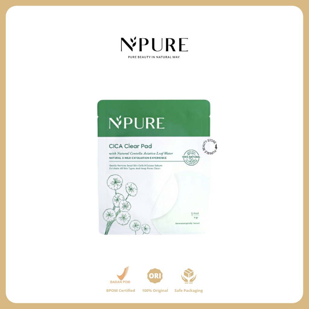 Jual NPURE Cica Clear Pad Sachet (1 Box isi 5 sachet) | Shopee Indonesia