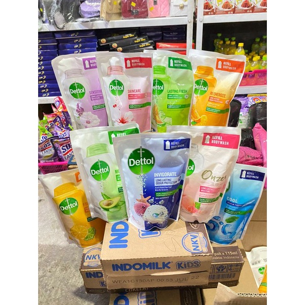 Jual dettol bodywash pouch 370-400ml | Shopee Indonesia
