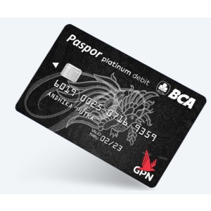Jual [PREMIUM] Stiker ATM/DEBIT Paspor BCA Platinum | Shopee Indonesia