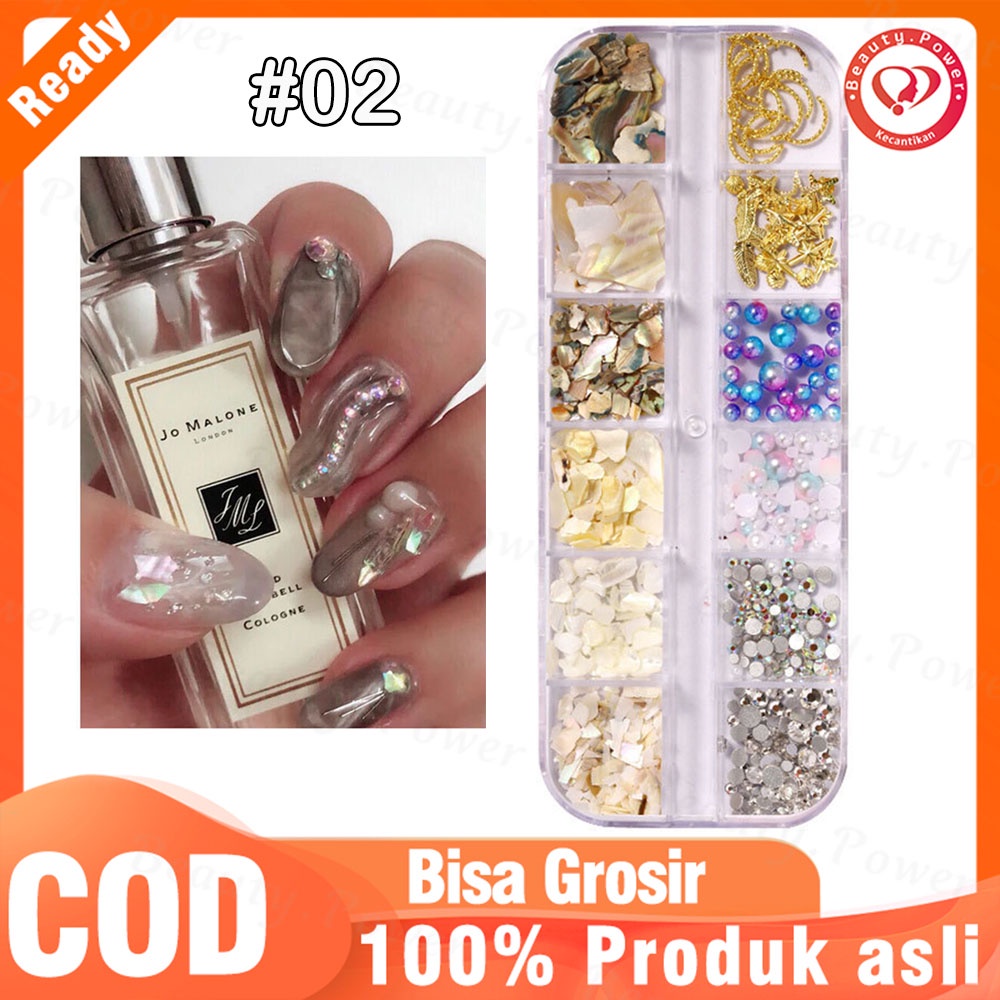 Jual Manik-Manik Dekorasi Cangkang Seni Kuku Mutiara Kerang Abalone ...