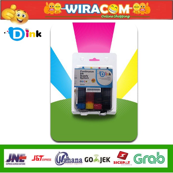 Jual Paket Tabung Tinta Infus D INK CISS Starter 50 ml Printer Canon ...