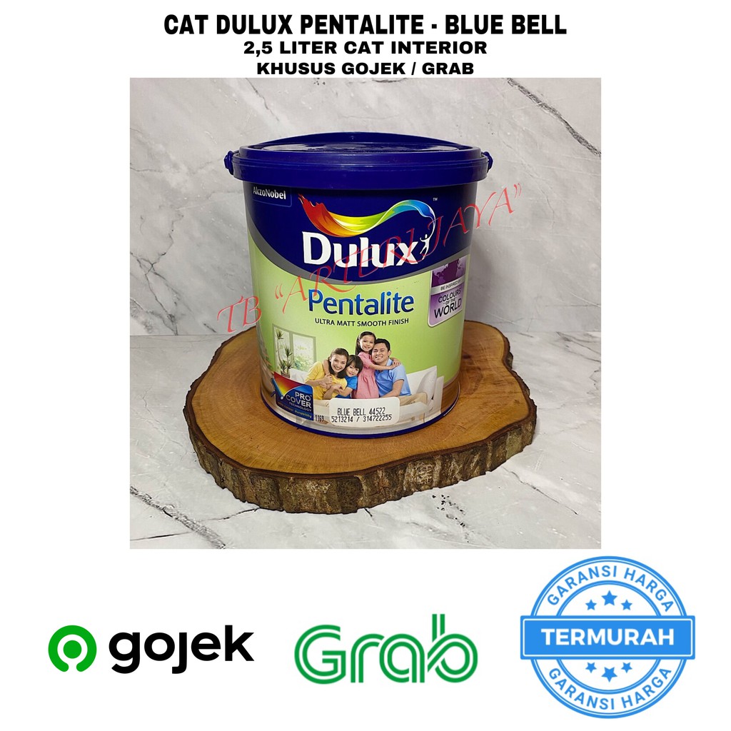 Jual Cat Dulux Pentalite 2.5 Liter Blue Bell Cat Interior | Shopee ...