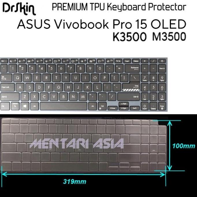 Jual Keyboard Protector ASUS VivoBook Pro 15 OLED M3500 - DrSkin ...