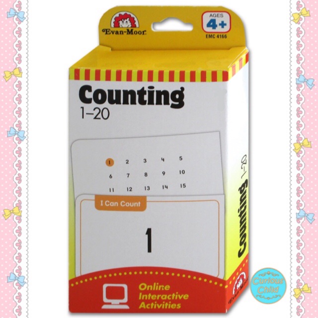 Jual Evan Moor Countingn 1-20 Flash Cards (56 Cards) | Shopee Indonesia